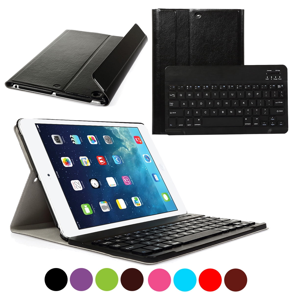 CoastaCloud NEW Apple iPad 2017 iPad Air 1 Bluetooth Keyboard with ...