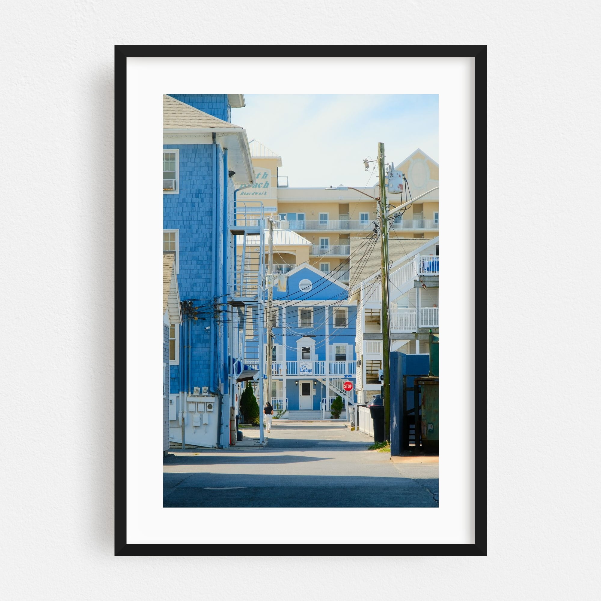 Coastal Alleyway 02 - Ocean City Maryland Photography Beach House ...