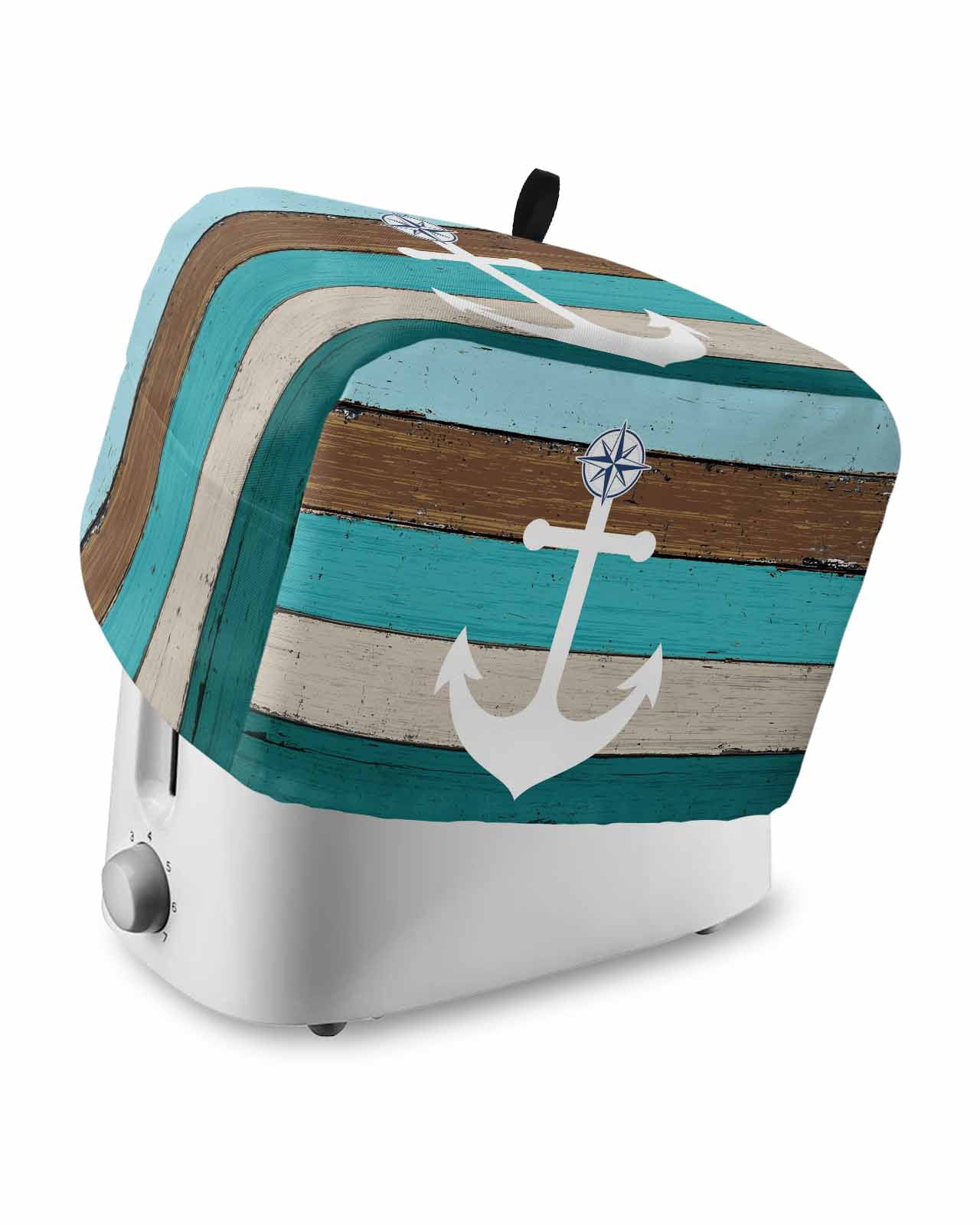 Coastal Anchor Toaster Cover 2 Slice, Small Kitchen Appliance Covers ...