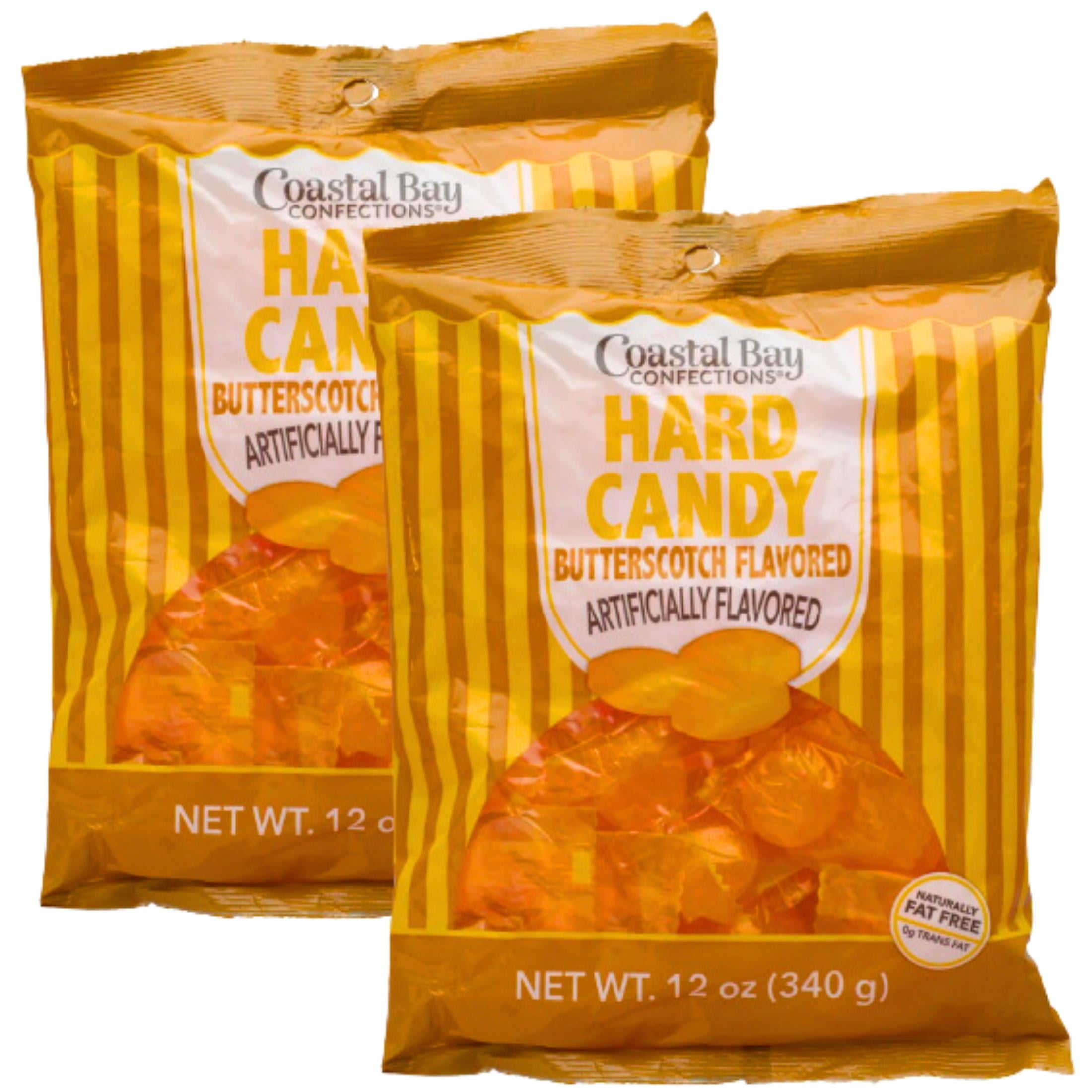 Coastal Bay Confections Butterscotch Hard Candy, Individually Wrapped ...