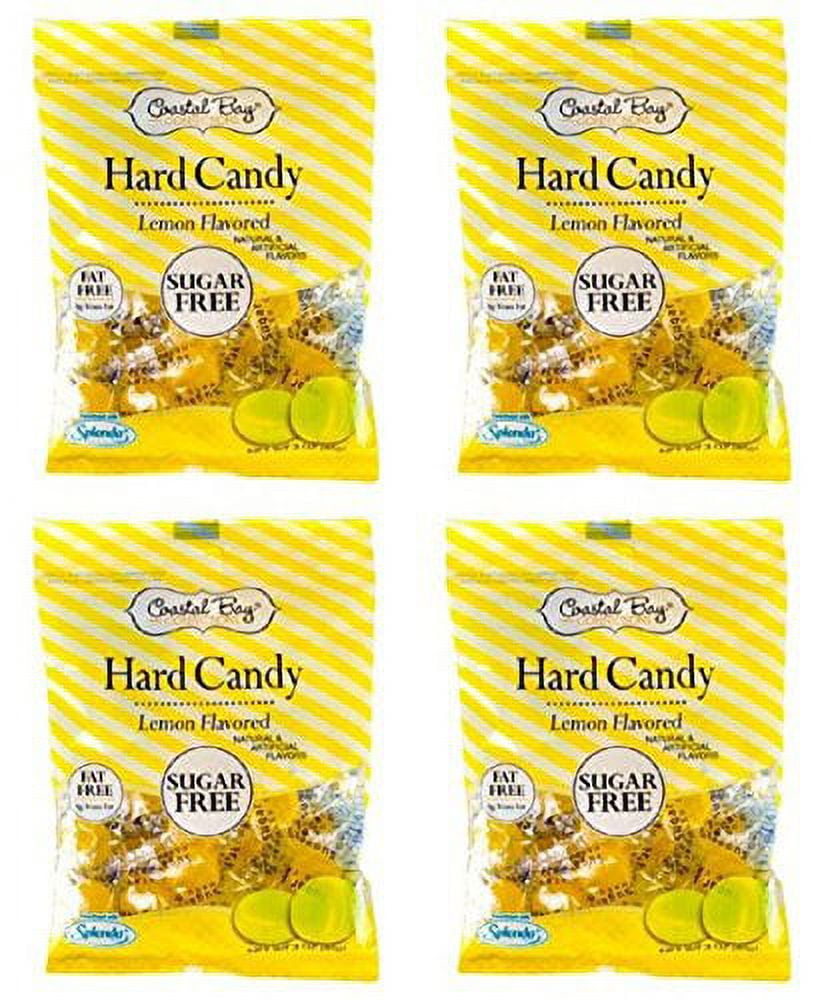 Coastal Bay Confections Hard Candy, Lemon-flavored, Sugar Free,12 ...