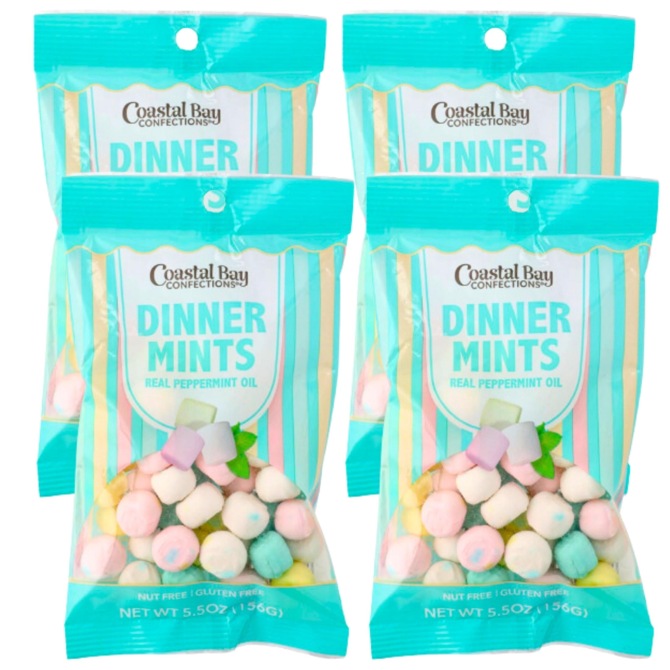 Coastal Bay Confections Pastel Dinner Mints, 5.5Oz Gift Bag Party ...