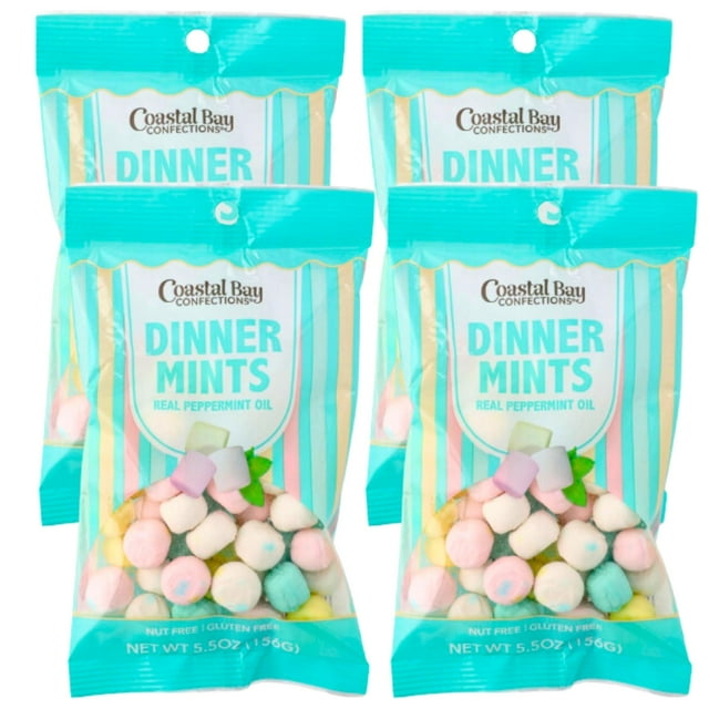 Coastal Bay Confections Pastel Dinner Mints, 5.5Oz Gift Bag Party ...