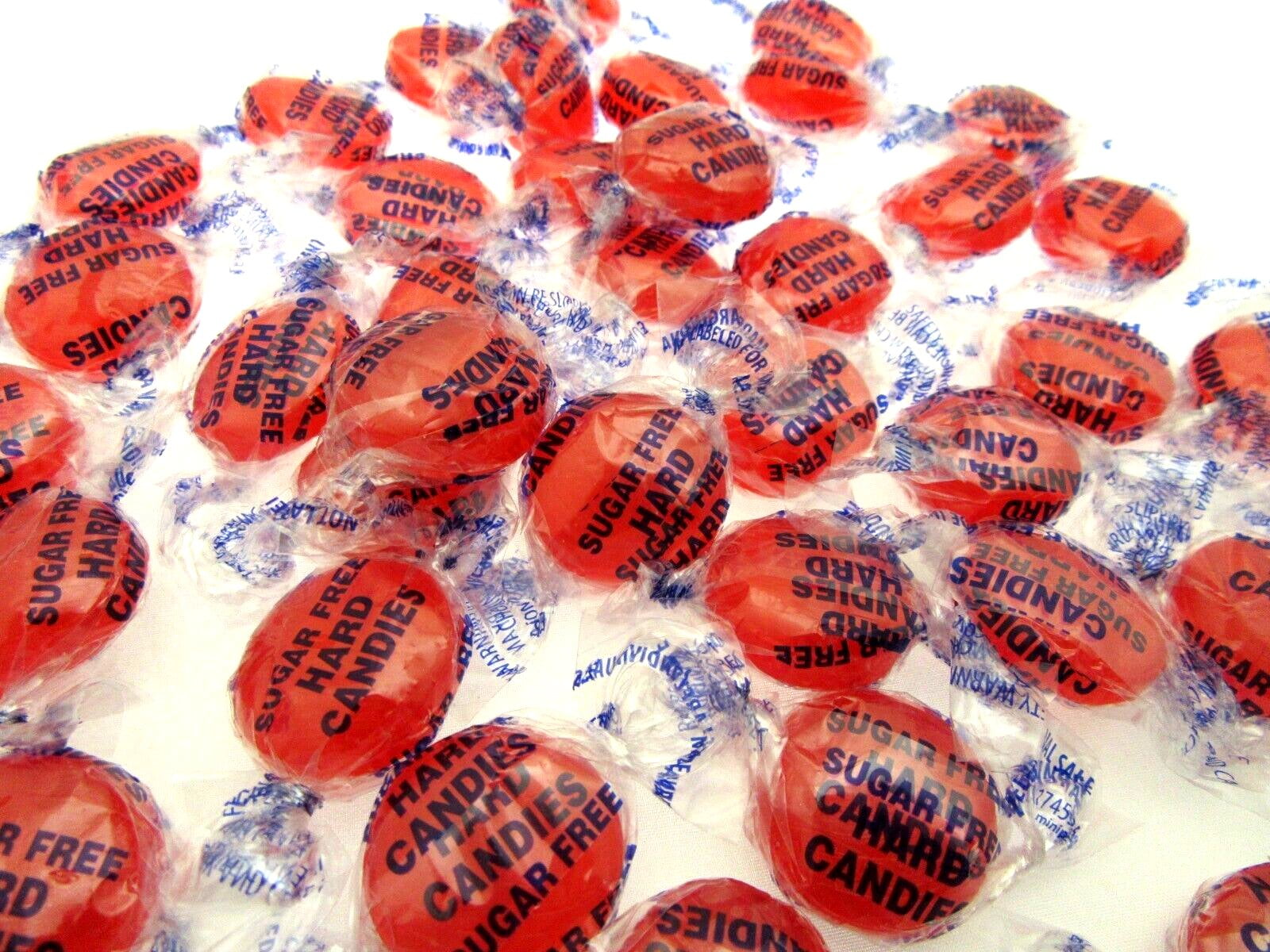 Coastal Bay Fat / SUGAR FREE 8oz Cherry Fruit Flavor Hard Candy Candies ...