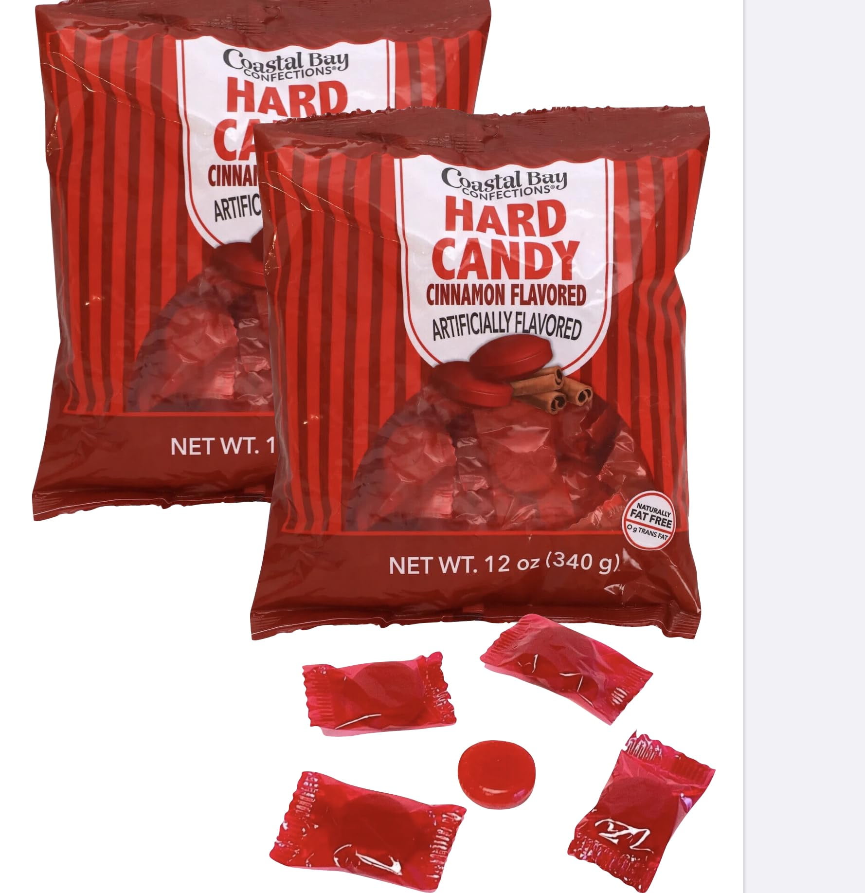 Coastal Bay Hard Candy BCF26 (12 0z -Pack of 2, Cinnamon Flavored ...