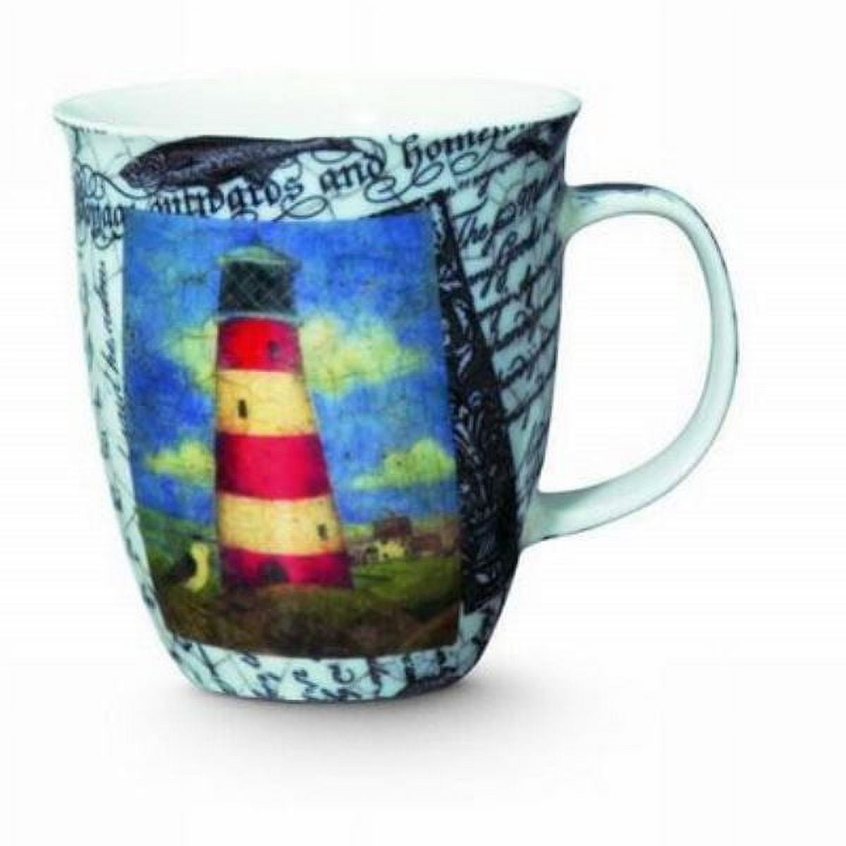Coastal Beach Harbor Lighthouse Coffee Latte 16 Ounce Mug - Walmart.com