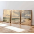Coastal Beach Neutral Seaside Landscape Wall Art Set 3 - Walmart.com