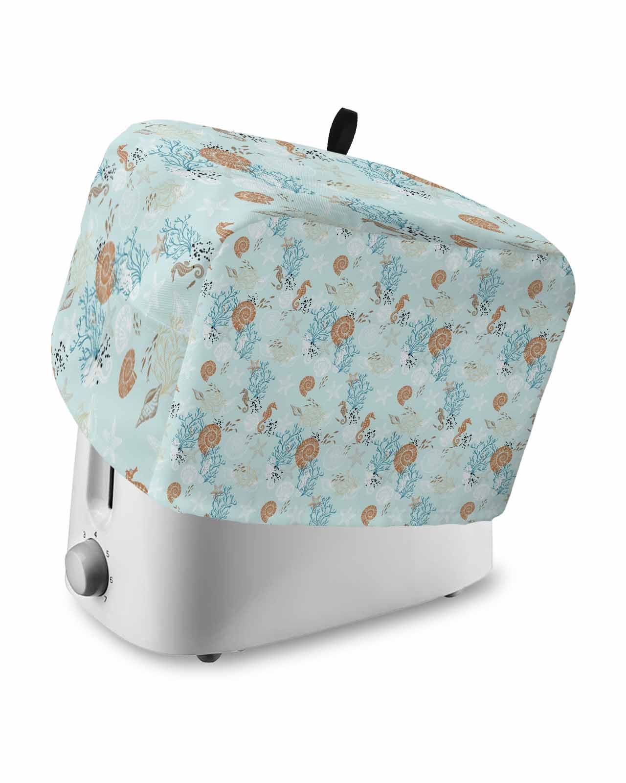 Coastal Blue Toaster Cover 4 Slice, Large Kitchen Appliance Covers ...