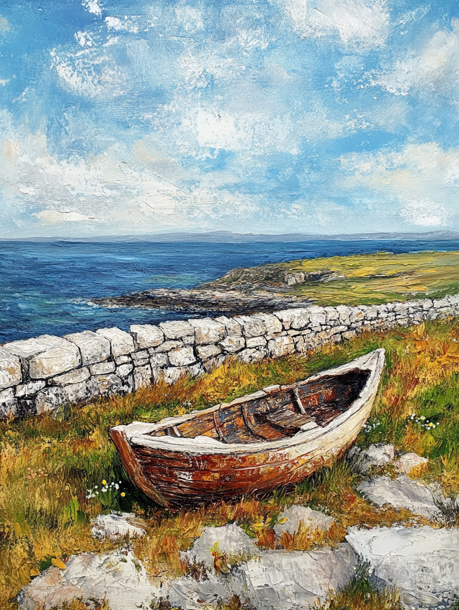 Coastal Boat Canvas Wall Art Perfect for Living Room Bedroom Office ...