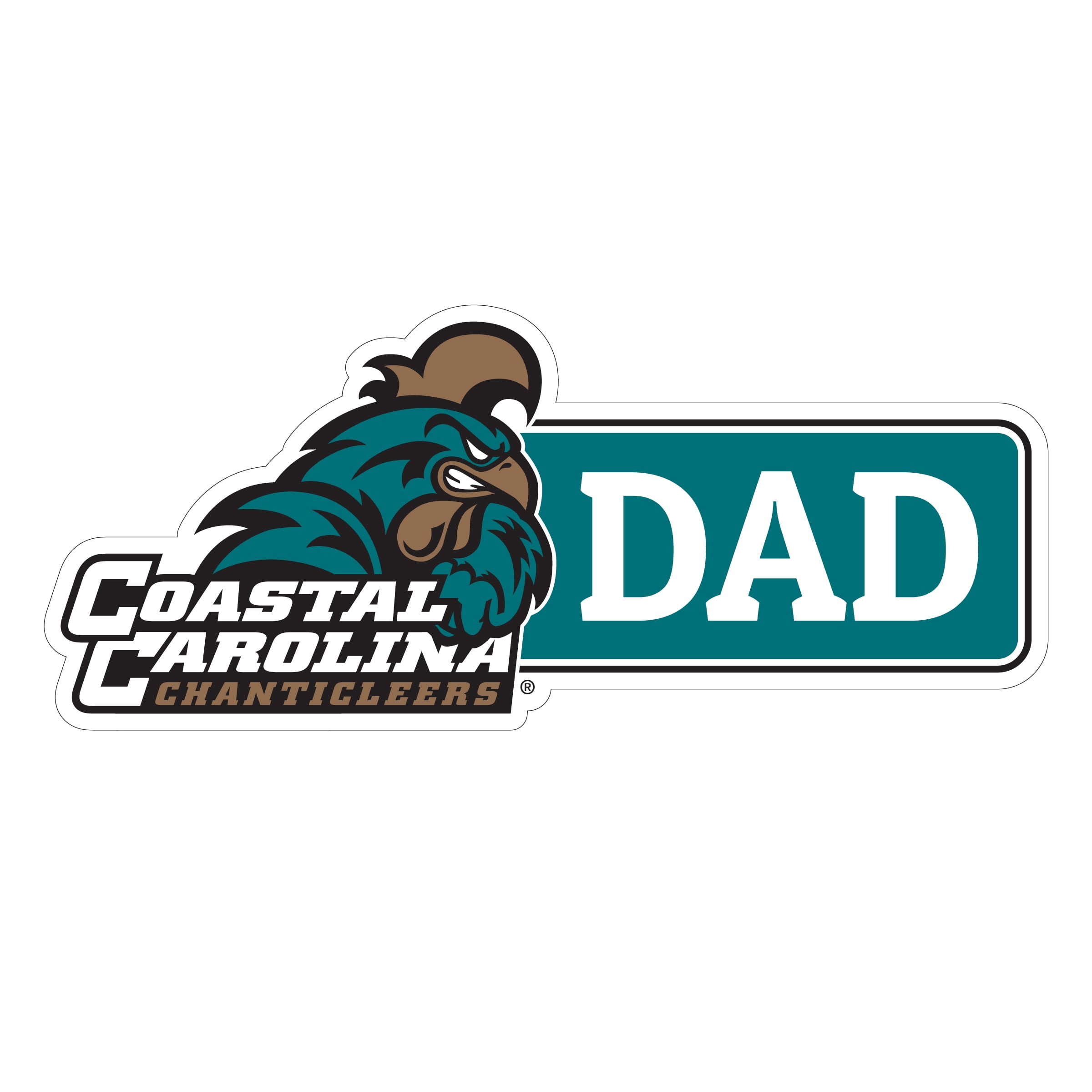 Coastal Carolina University Proud Dad Die Cut Decal Officially Licensed ...