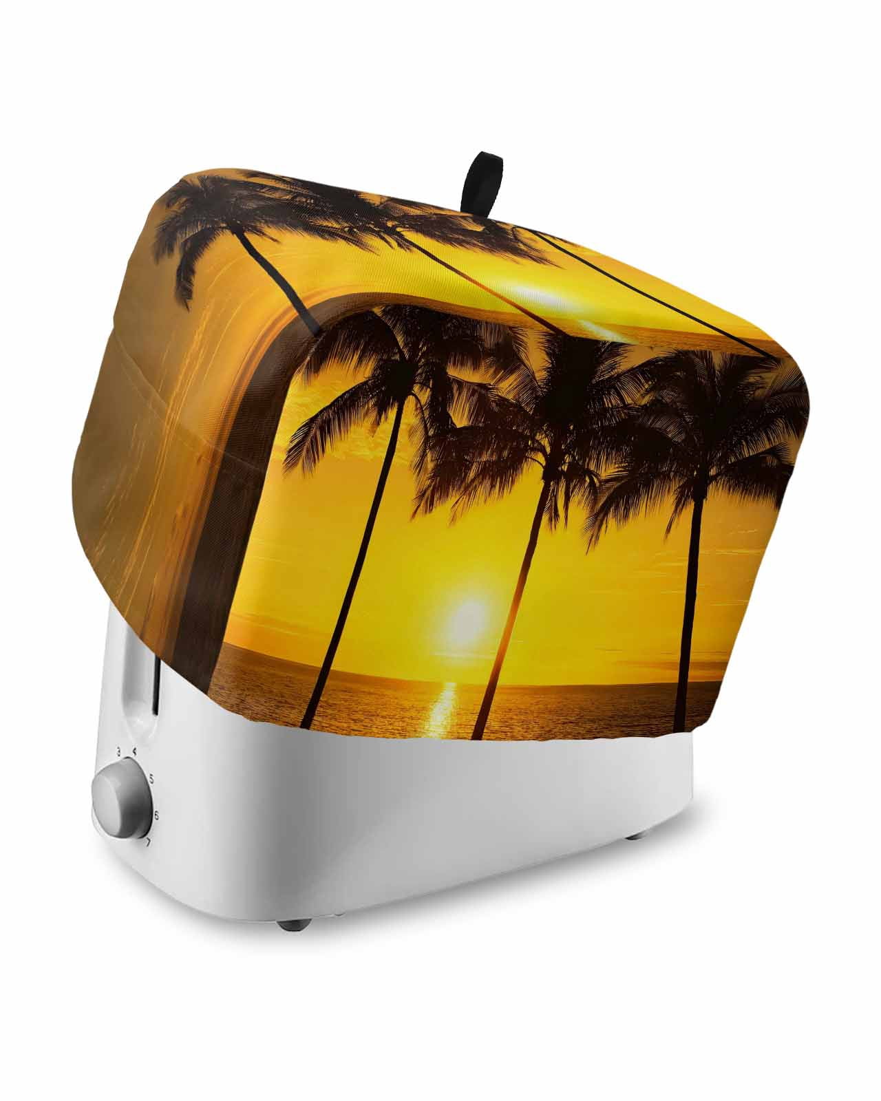 Coastal Coconut Tree Toaster Cover 2 Slice, Small Kitchen Appliance ...