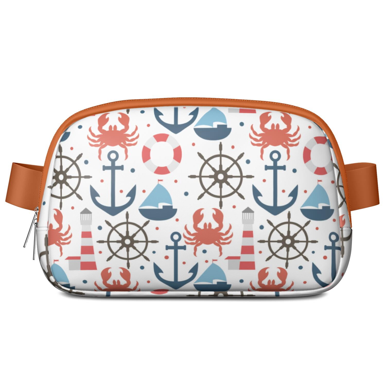 Coastal Compass Waist Pack - Fashionable Waterproof Fanny Pack with ...