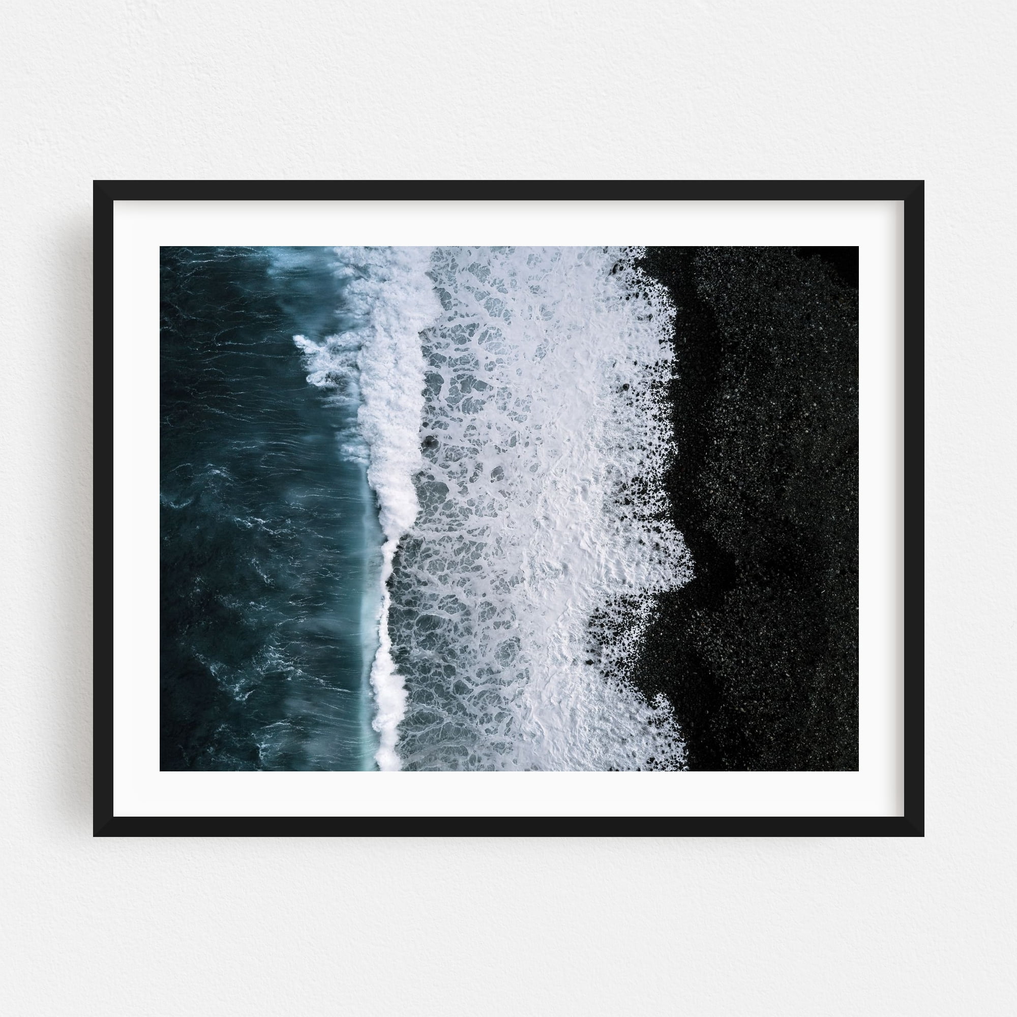 Coastal Contrast - Iceland Photography Waves Ocean Coast Seascape Beach ...
