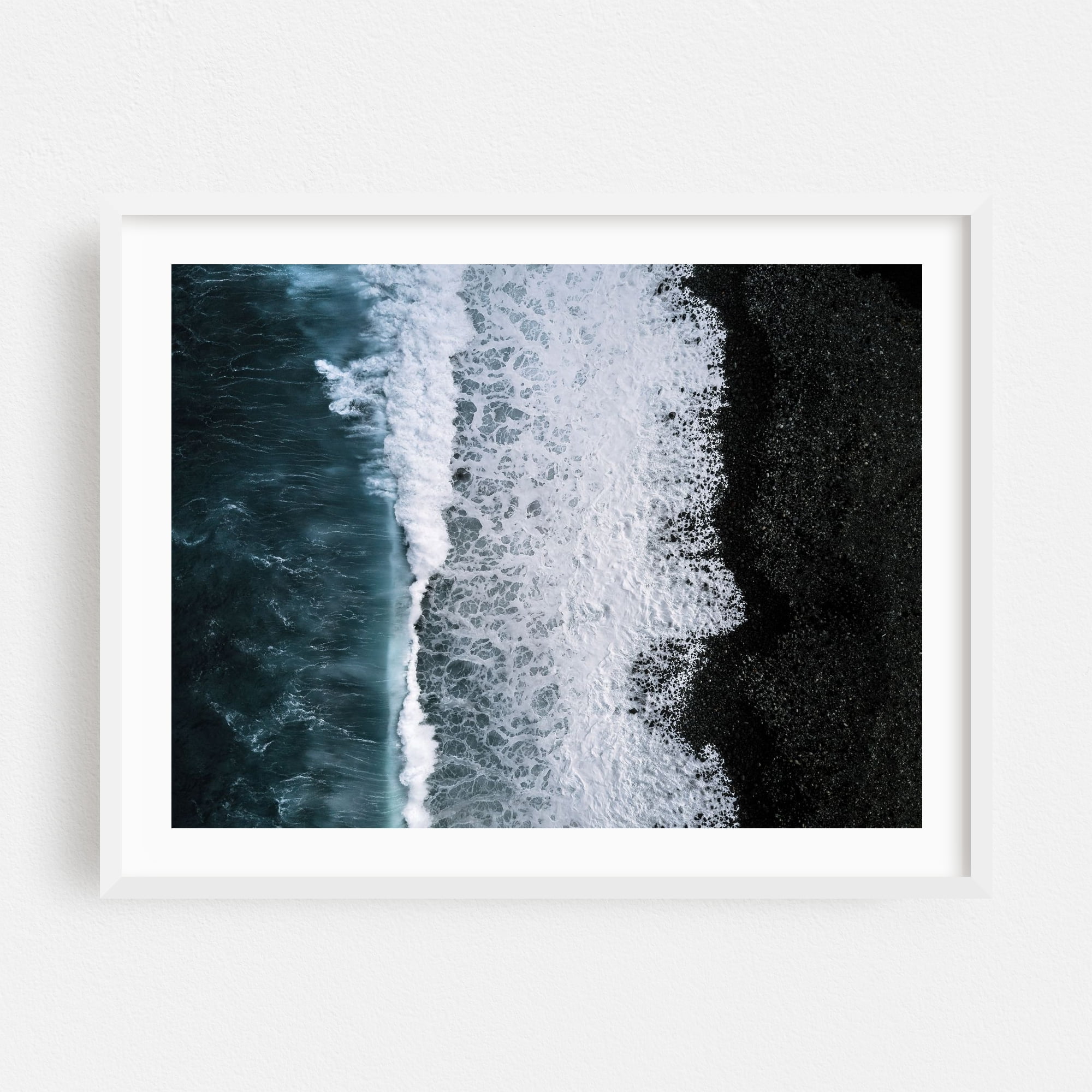 Coastal Contrast - Iceland Photography Waves Ocean Coast Seascape Beach ...