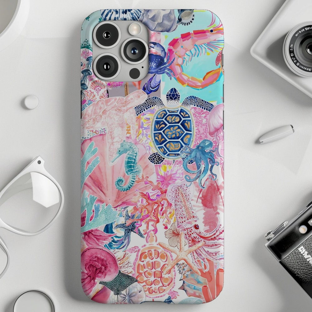 Coastal Coquette Summer Collage Phone Case 17 16 15 14 13 12 11 Pro Max ...