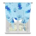 Coastal Corals Tie Up Curtains for Window, Thermal Insulated Balloon ...