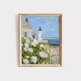Coastal Cottage And Hydrangeas Vintage Coastal Cottagecore Beach House ...