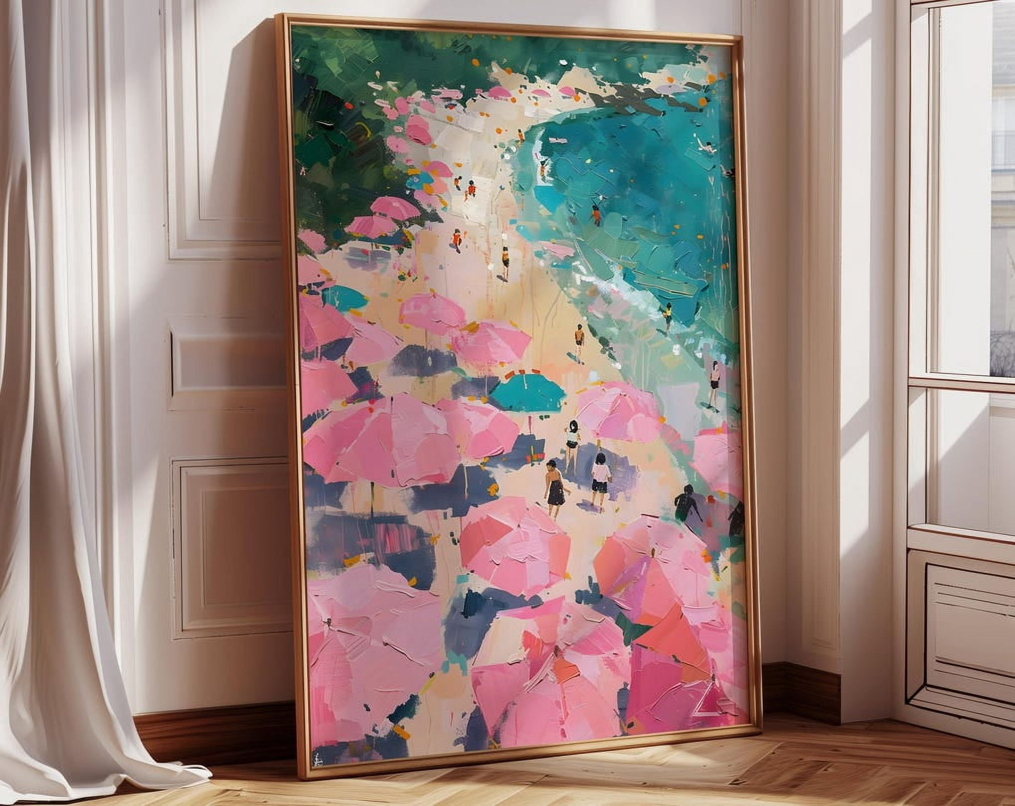 Coastal Cowgirl Aesthetic Vintage Beach Print Abstract Coastal Beach ...