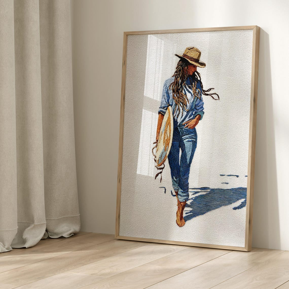 Coastal Cowgirl With Surfboard Beach Coastal Nature Coastal Aesthetic ...