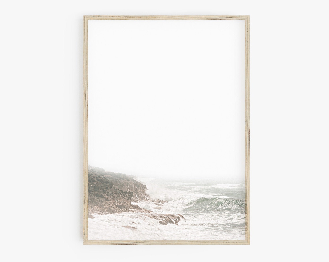 Coastal Decor Beach Wall Art Print, Neutral Art Print, California Style ...