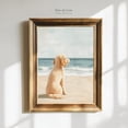 Coastal Doodle Summer Cockapoo Dog Beach Wall Art Oceanable Maltipoo ...