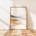 Coastal Earthy Boho Abstract Landscape Minimalist Shoreline Modern Surf ...