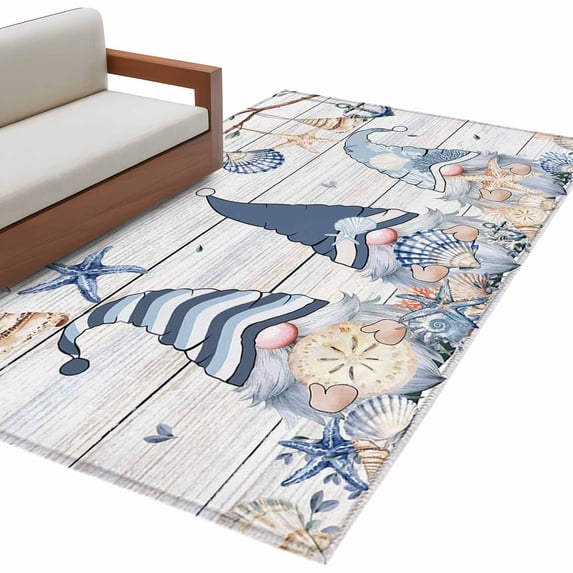 Coastal Eucalyptus Large Area Rugs for Bedroom Living Room, Soft Non ...