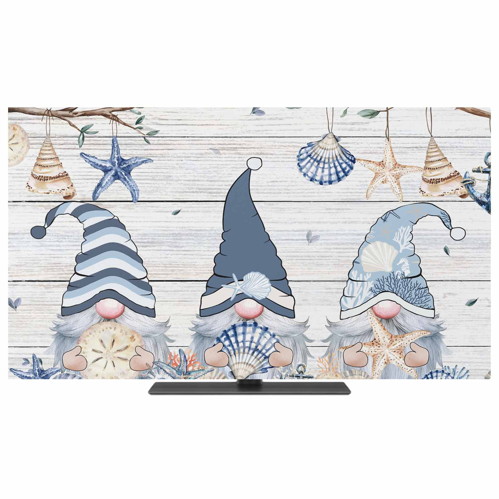 Coastal Eucalyptus TV Dust Cover,Stretchable TV Screen Desktop Computer ...