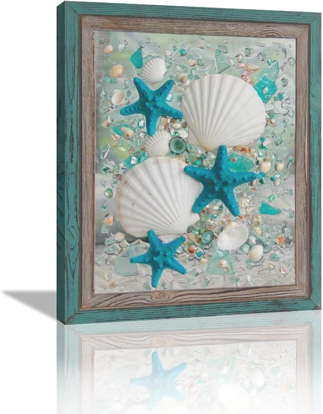 Coastal Farmhouse Canvas Print Wall Decor Ideas Sea Artwork for Bedroom ...