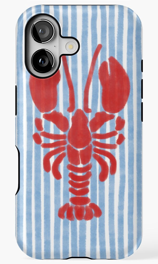 Coastal Granddaughter Lobster Art Cute Ocean Food Phone Case for iPhone ...