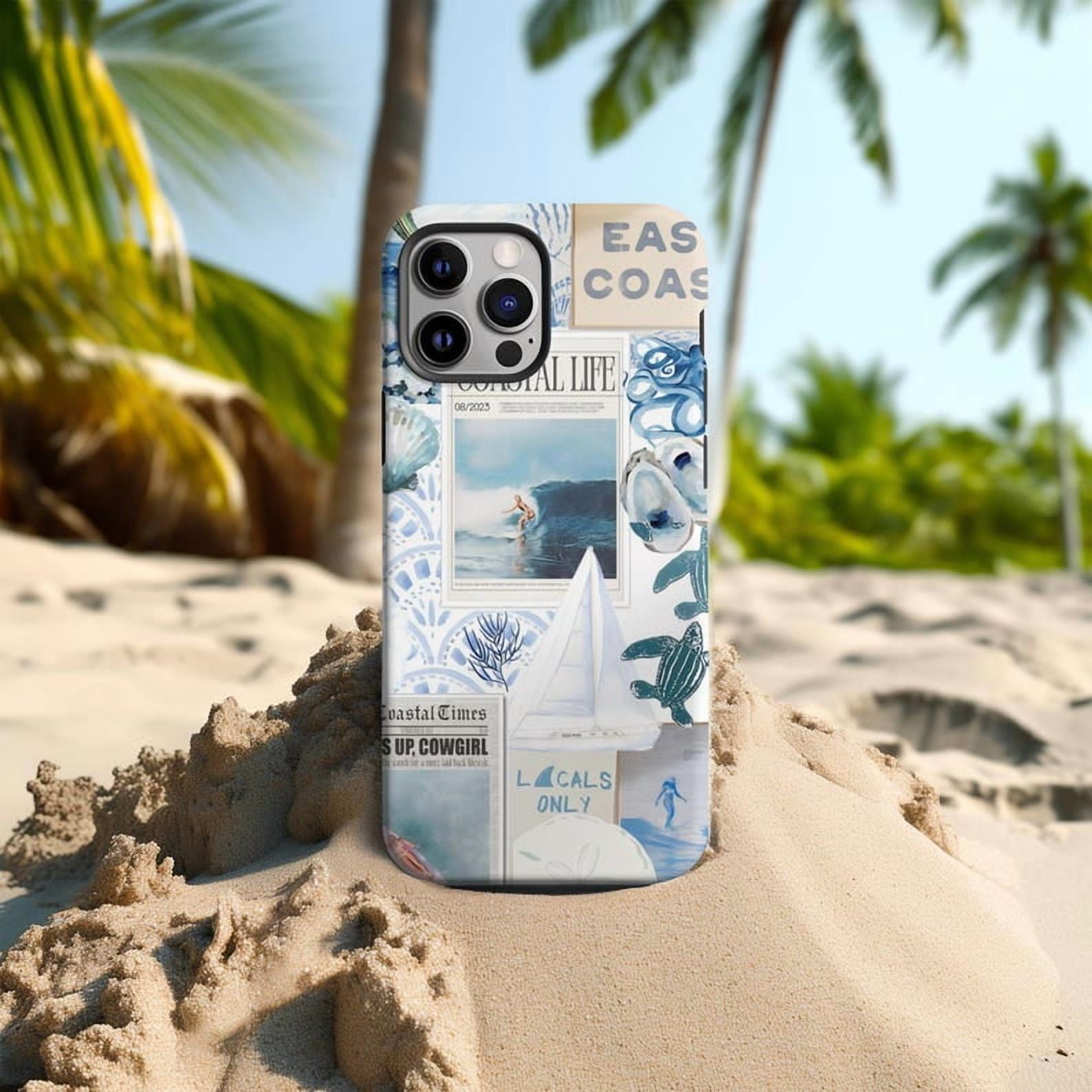 Coastal Granddaughter Preppy Ocean iPhone Case - Summer Beach 11-16 Pro ...