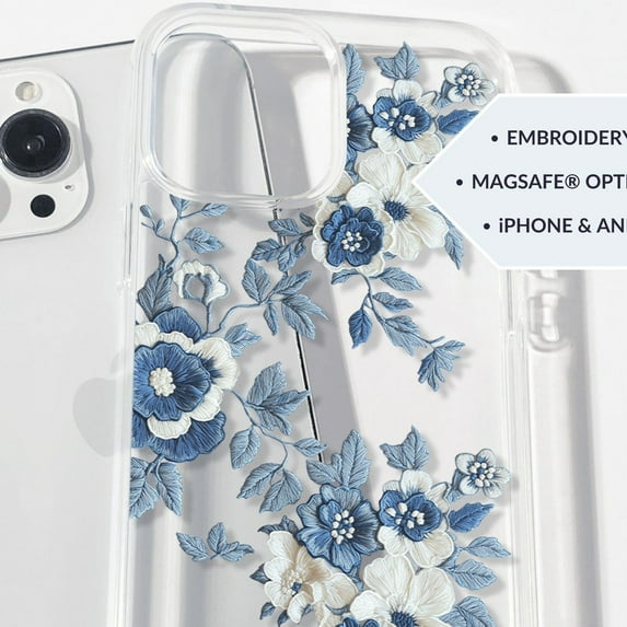 Coastal Grandmother Aesthetic Clear MagSafe Phone Case with Chinoiserie ...