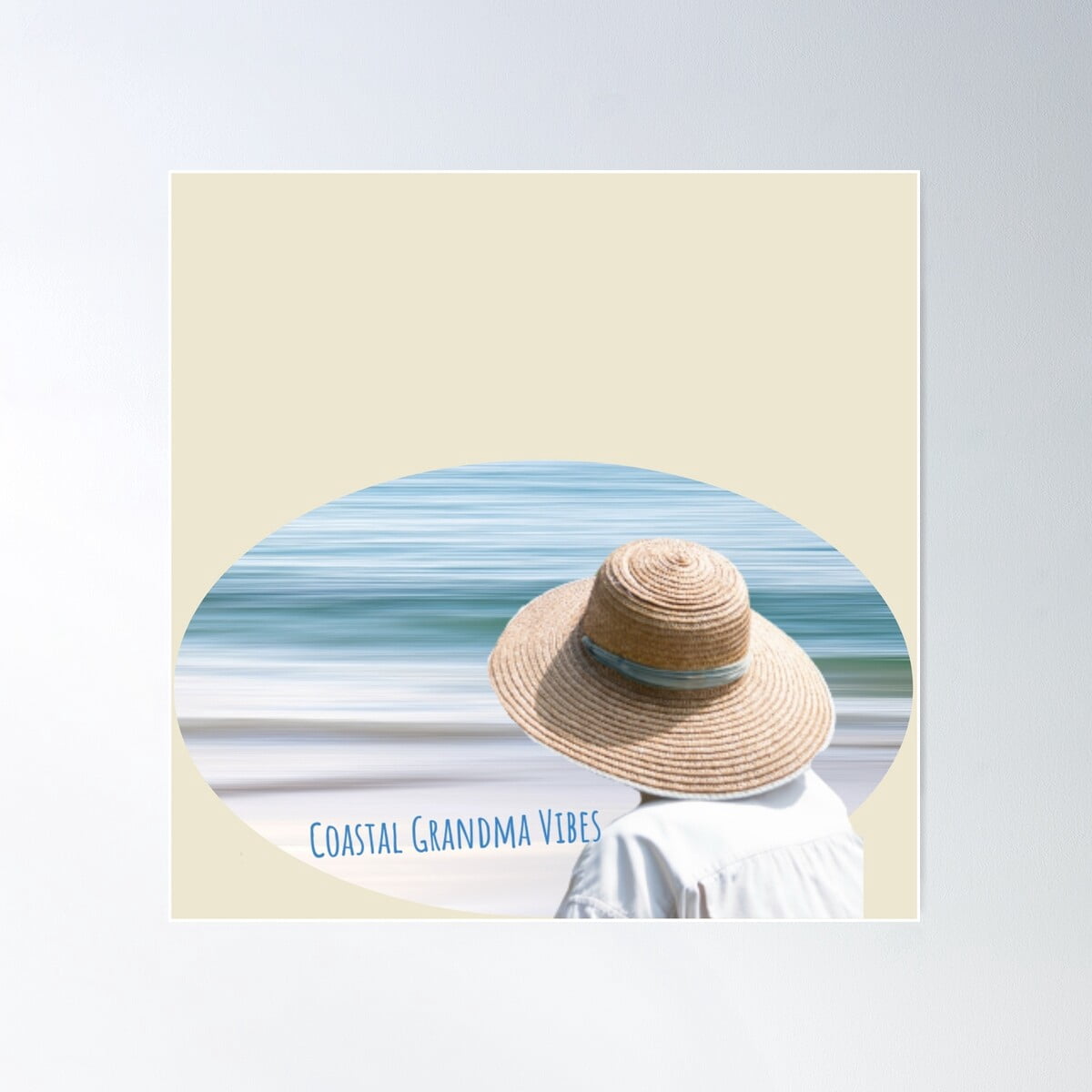 Coastal Grandmother Vibes Poster Wall Art, Modern Wall Decor For Living ...