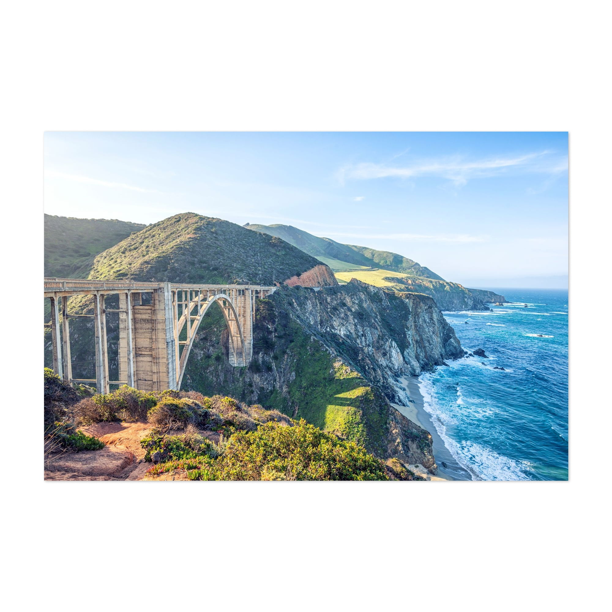 Coastal Majesty - Bixby Bridge - California Photography Unframed Wall ...