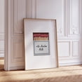 Coastal Matchbox Print La Dolce Vita Trendy Wall Art, Unframed Poster ...