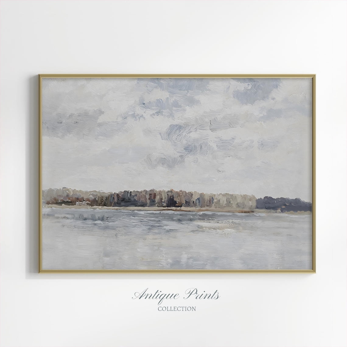 Coastal Neutral Vintage, Seascape Wall Art, Antique Abstract, Beach ...