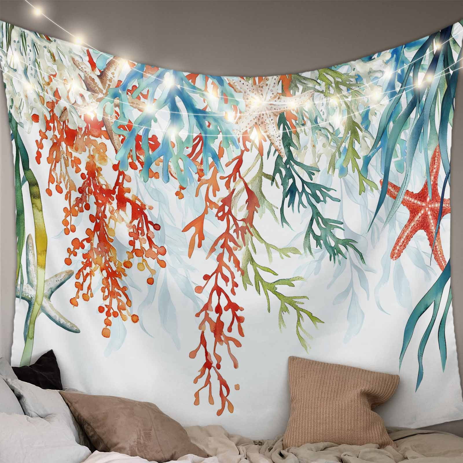 Coastal Ocean Tapestry for Bedroom Wall Hanging Tapestry, Summer Beach ...