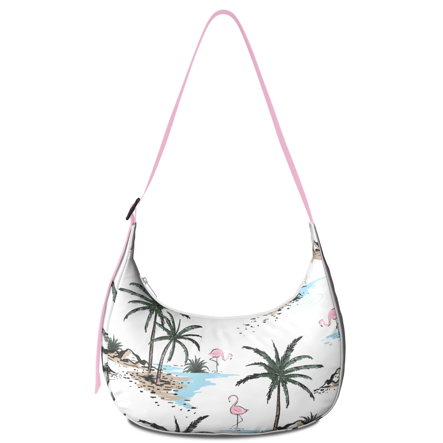 Coastal Paradise Crescent Crossbody Bag for Women Hawaiian Island ...
