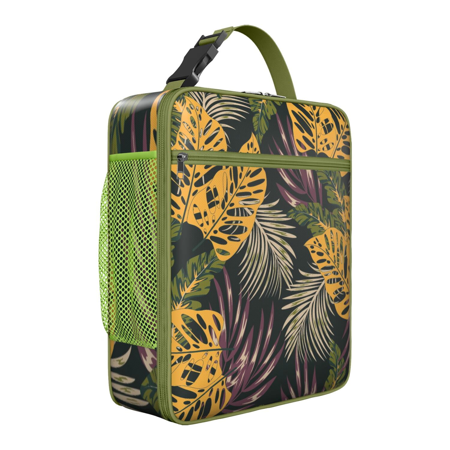 Coastal Paradise Insulated Lunch Bag – Tropical Hawaiian Print with ...