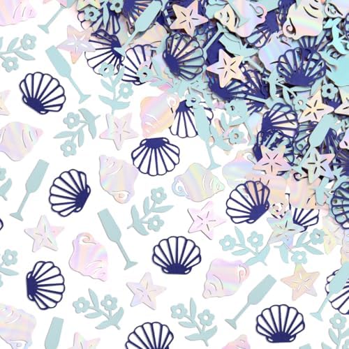 Coastal Party Foil Confetti - 200 pc | Beach Engagement Party ...