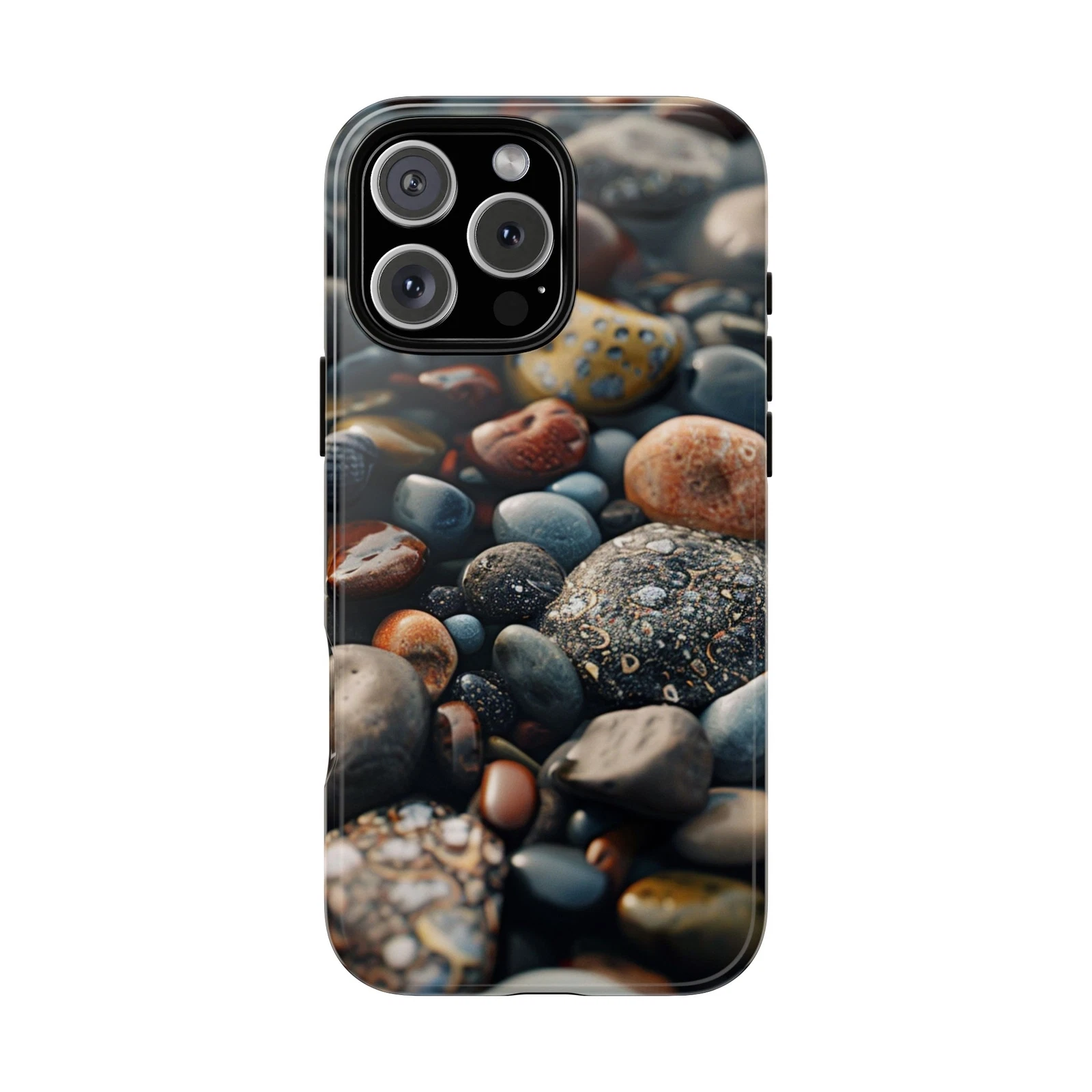 Coastal Pebbles Beach Rock Art Case for iPhone 11-17 Pro Max - Walmart.com