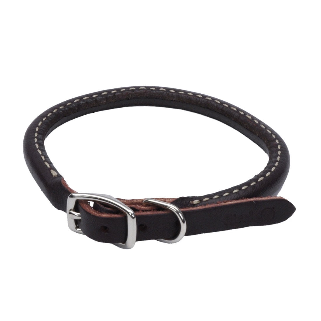 Coastal Pet Circle T Latigo Leather Round Dog Collar - Handcrafted ...