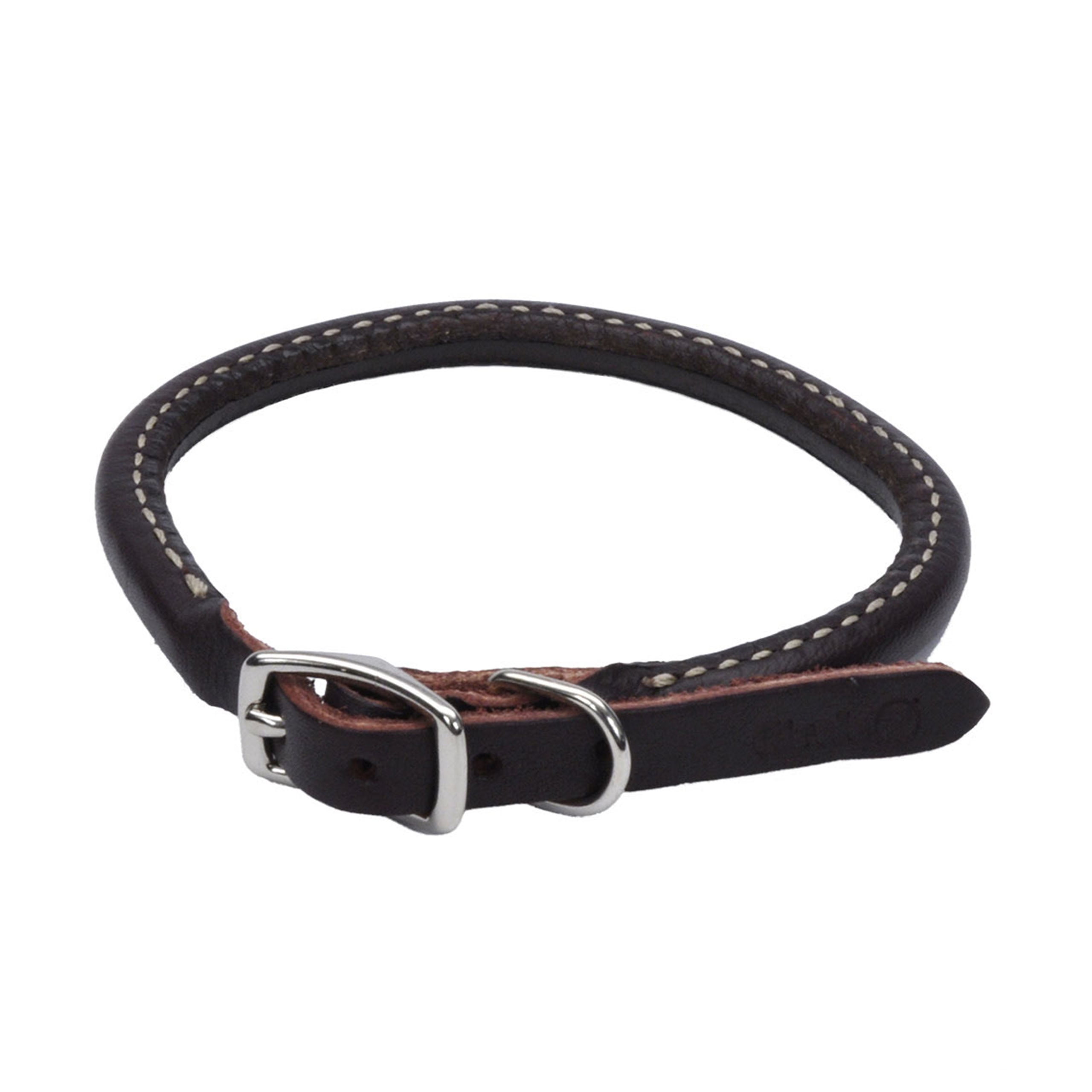 Coastal Pet Circle T Latigo Leather Round Dog Collar - Handcrafted ...