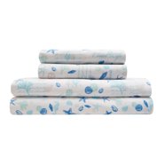 Brielle Home Queen Size Cotton Bed Sheets, Full Weave Percale Sheet Set ...
