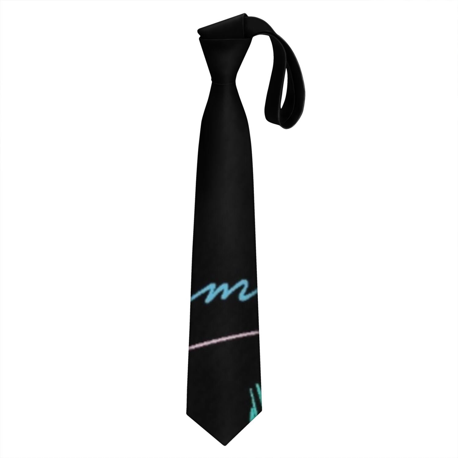 Coastal Safari Jungle Island Men's Tie - Luxury Satin Necktie for ...