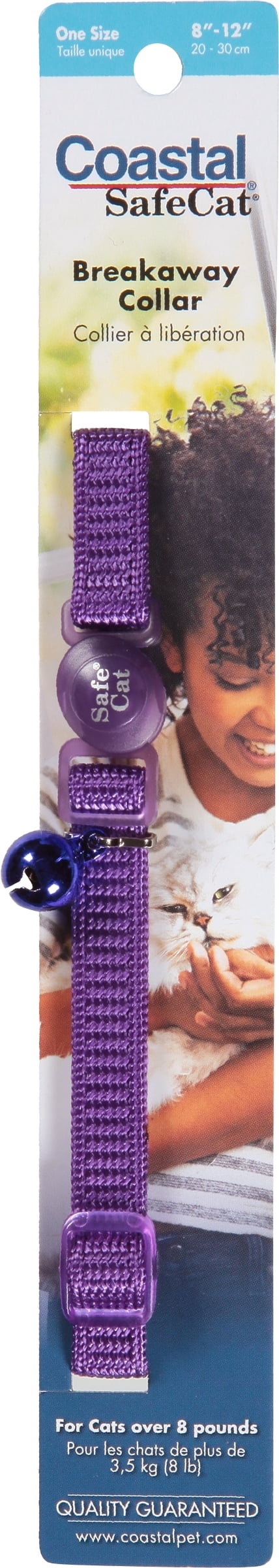 Coastal Safe Cat Nylon Adjustable Breakaway Collar 3/8 X 8 12 - Walmart.com