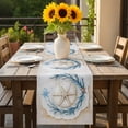 Coastal Sand Blue Coral Starfish Table Runner 90 Inch Long Ocean Animal ...