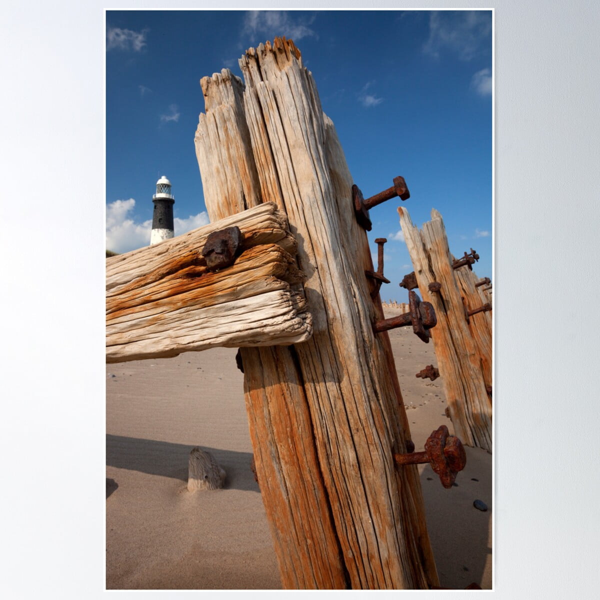 Coastal Scene At Spurn Point Poster Wall Art, Modern Wall Decor For ...