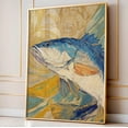 Coastal Seabass Fish Beach Home Beachy Wall Art Maximalist Room ...