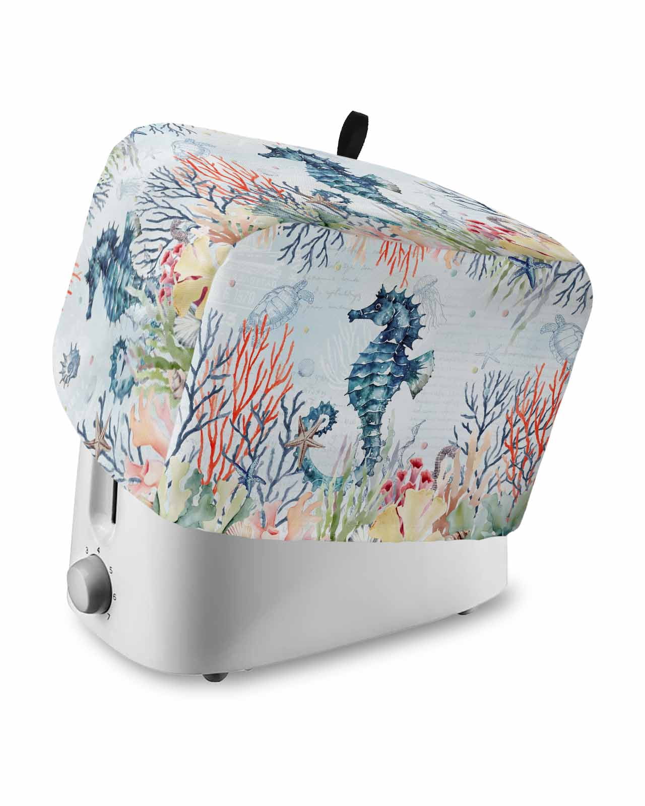 Coastal Seahorse Small Toaster Cover 2 Slice, Kitchen Appliance Covers ...